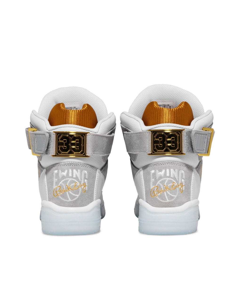 33 HI White/Grey/Gold/Ice x LAURENS J – Ewing Athletics