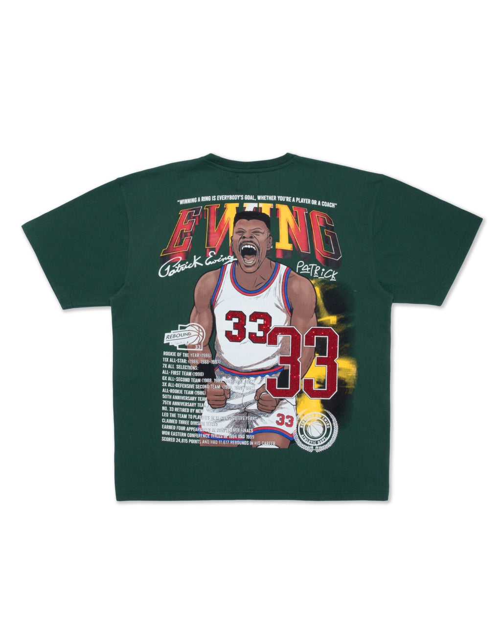 Ewing Illustrated T-Shirt Green – Ewing Athletics