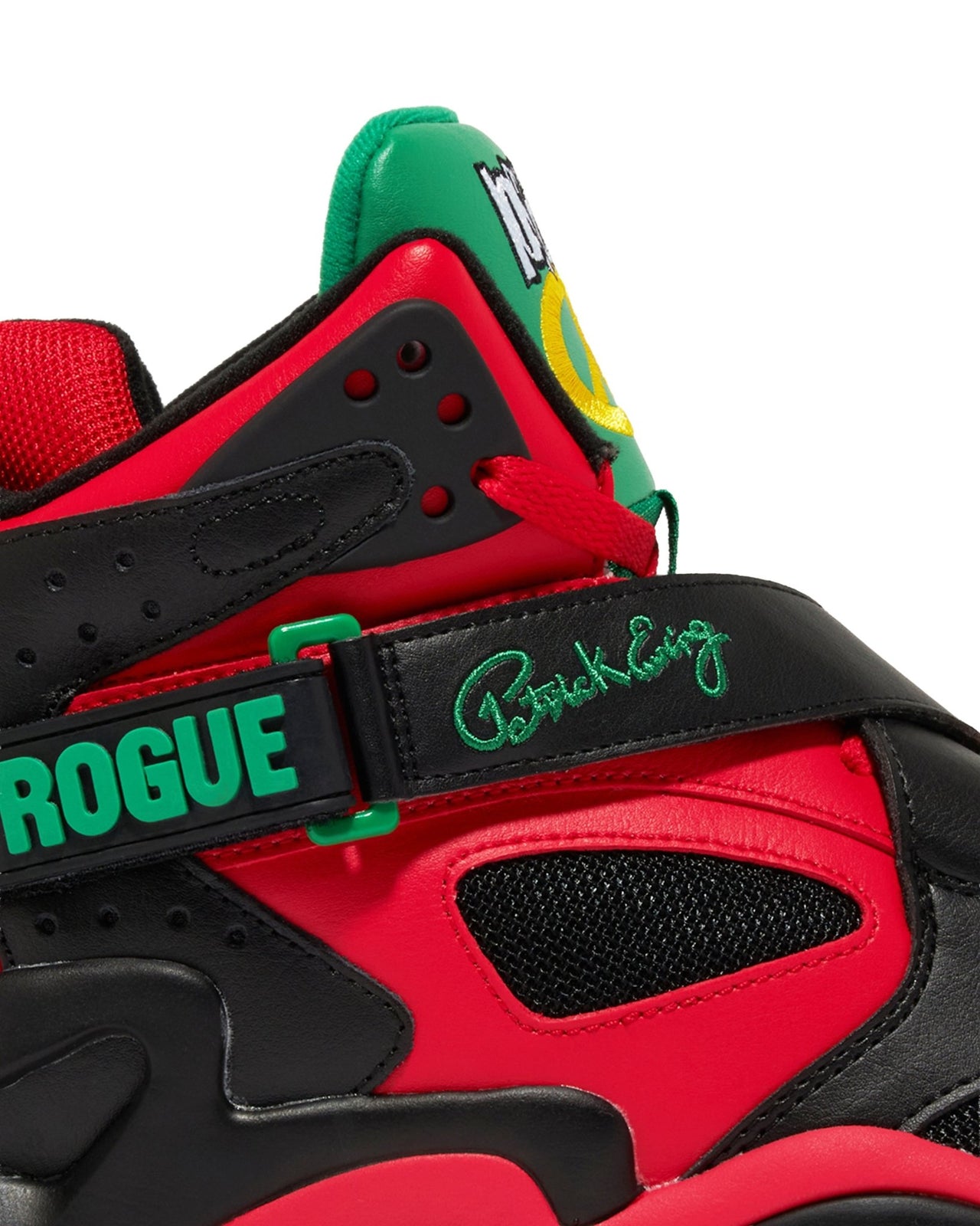Black, Red & Green Men's Rogue x LOST BOYZ Sneaker – Ewing Athletics